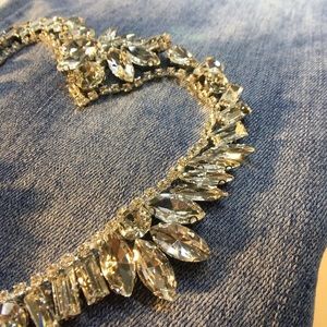 Lena Vie Boutique | Jeans | Le Petit Coeur Faded Open Heart Swarovski ...